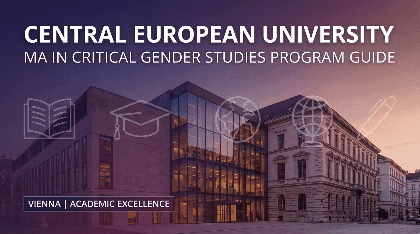 CEU MA in Critical Gender Studies 2026 | Complete...
