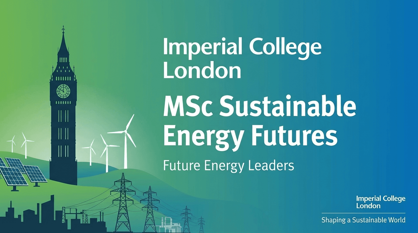 Imperial MSc Sustainable Energy Futures 2026 2026